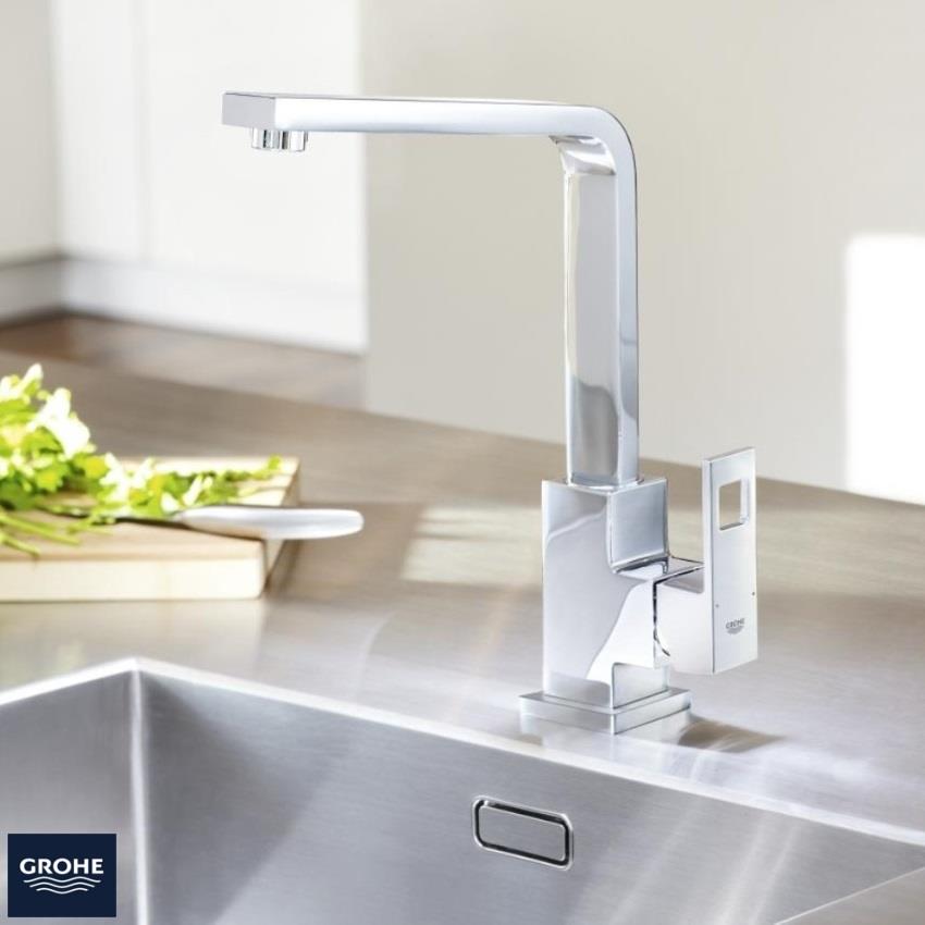 Grohe Eurocube Single-Lever Sink Mixer Tap